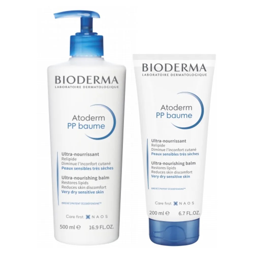 Bioderma Atoderm PP Baume Ultra Nourrissant Nourishing Balm 200ml 500ml ...