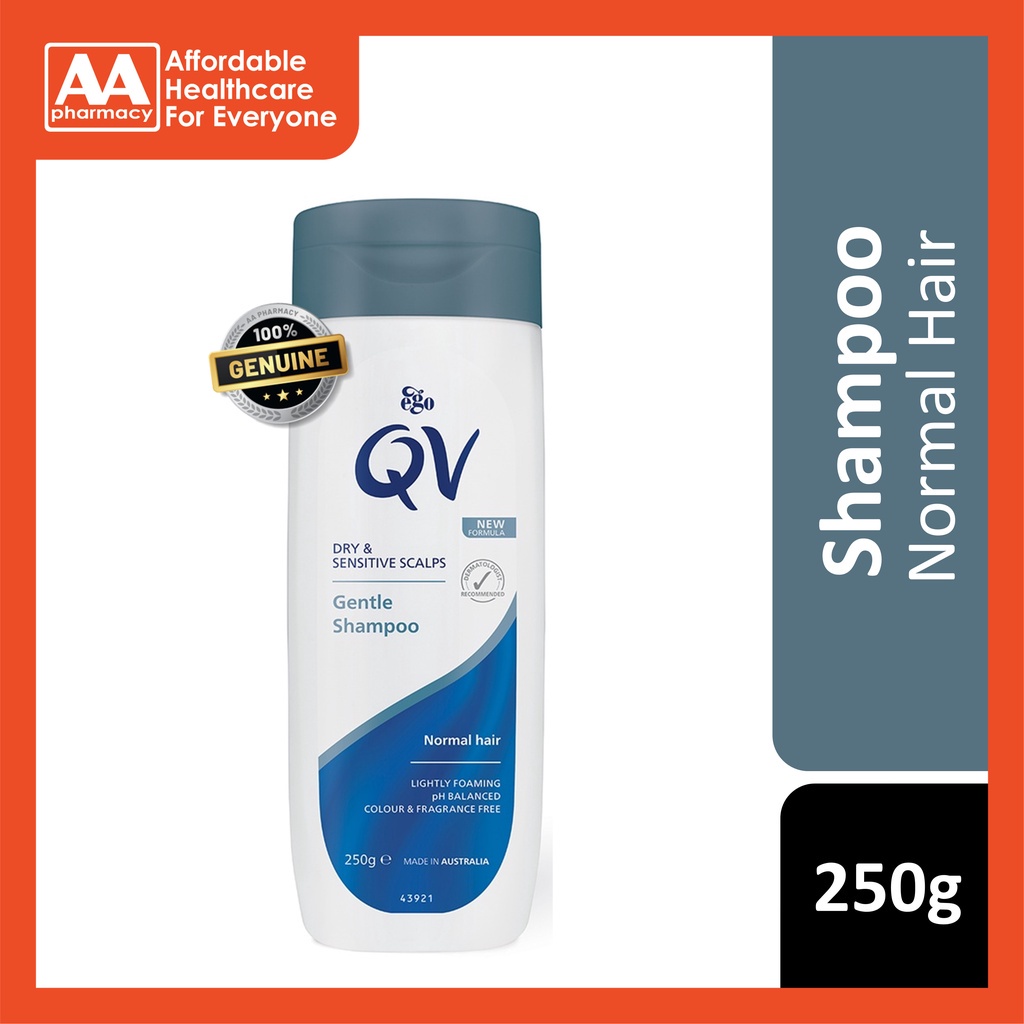 Ego Qv Hair Gentle Shampoo For Normal Hair 250g | Shopee Malaysia