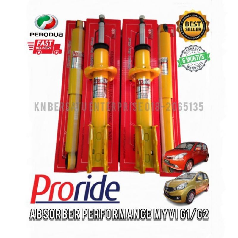 MYVI G1/G2 PRORIDE ABSORBER PERFORMANCE (SHORT STROKE) | Shopee Malaysia