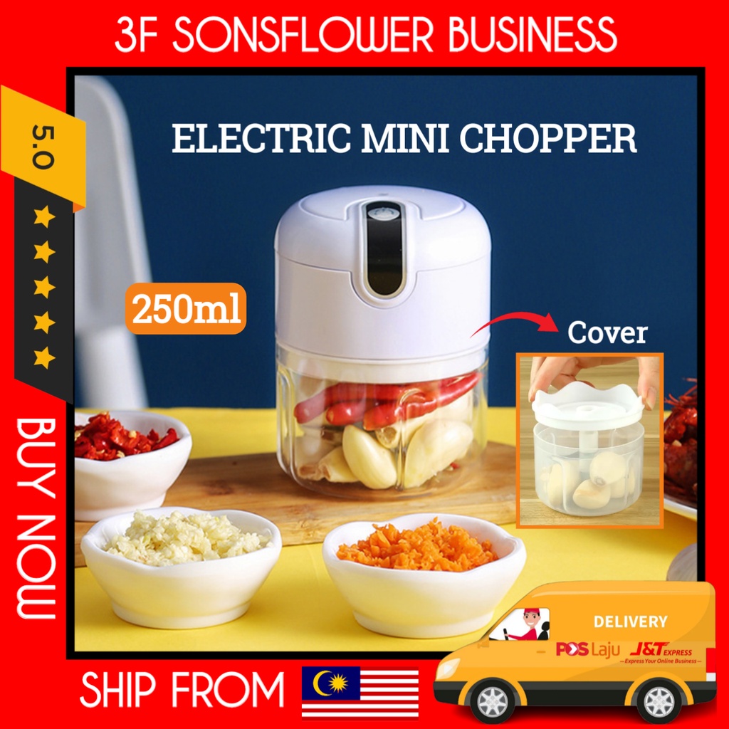 Mini Blender Garlic Chopper Electric Food Chopper Portable Blender Food ...