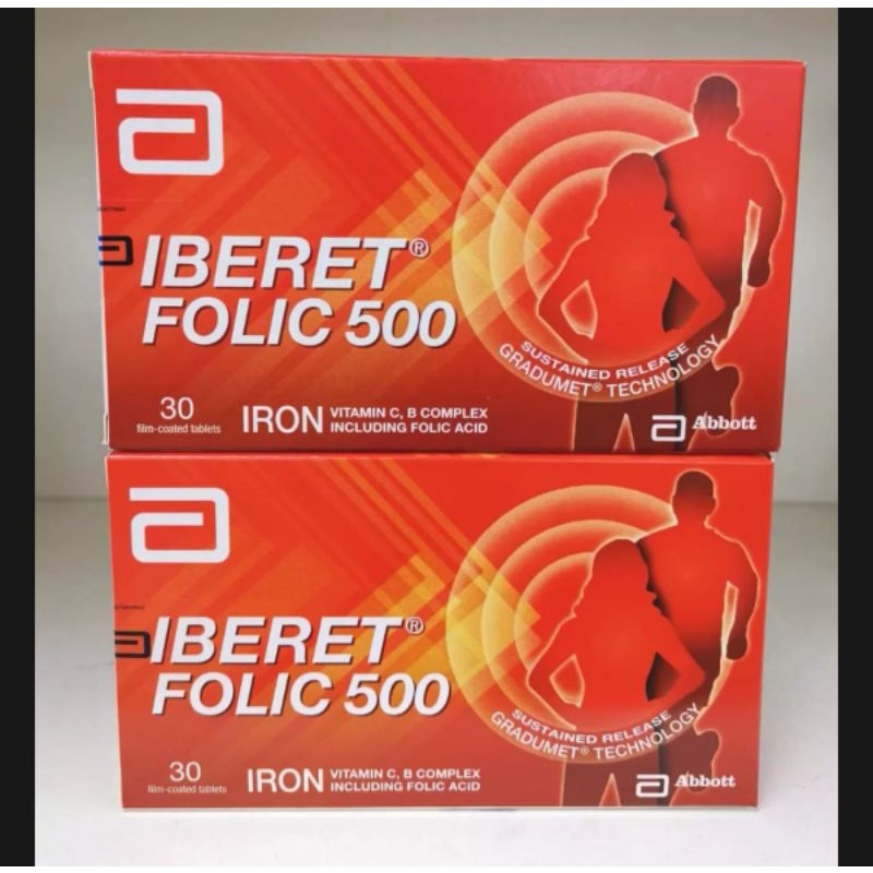 (NO BOX) IBERET FOLIC 500 30'S JAN 2024/FEB 2024 | Shopee Malaysia