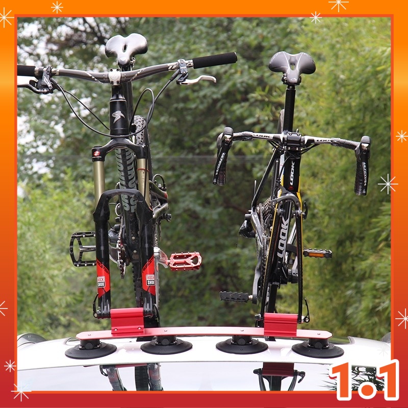 READY STOCK Rockbros Suction Cup Roof-Top Bike Racks Vacuum Roof Rack ...