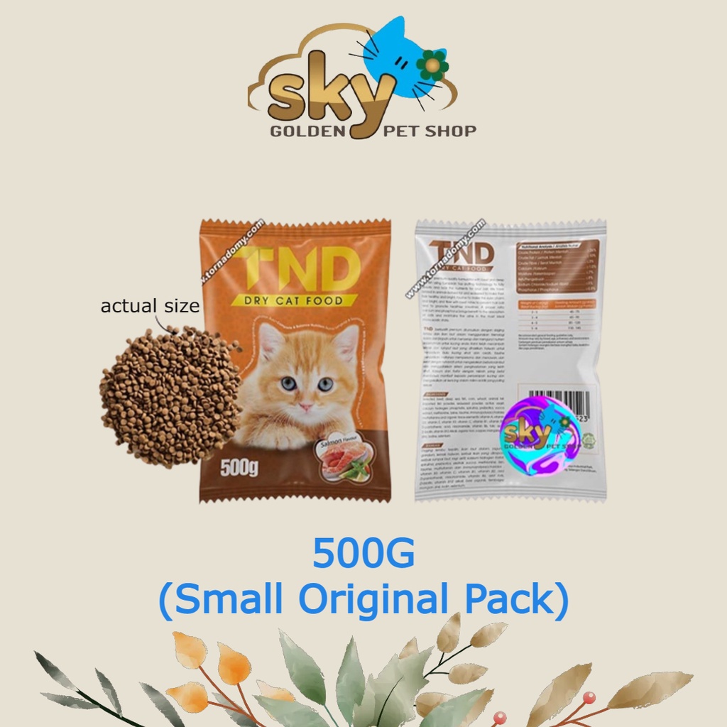 500G Tornado TND Cat Dry Food [Salmon Flavour] / Makanan Kucing ...