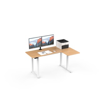 L Shape Standing Desk/Height Adjustable Desk/Electric Desk/Standing ...