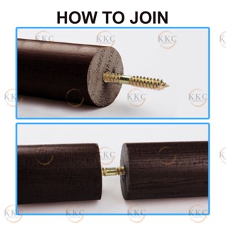 Wooden Curtain Rod / Kayu Langsir Kayu / Rod Langsir/ Batang langsir ...