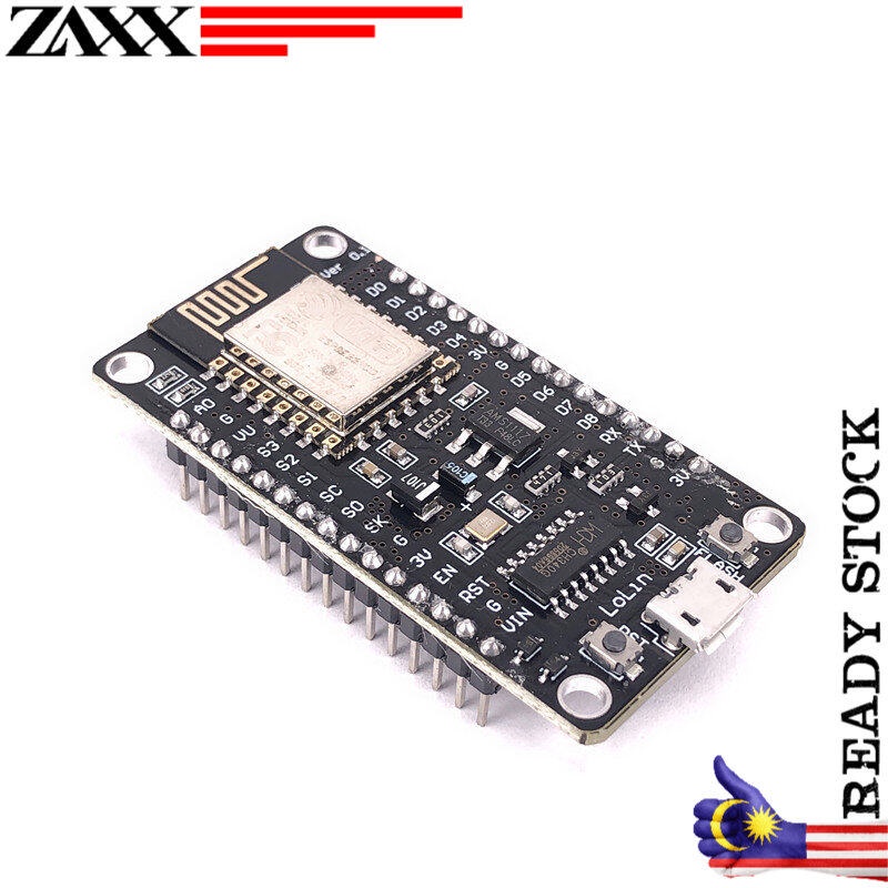 NodeMCU Lua V3 ESP8266 WIFI with CH340 Micro USB USB-C | Shopee Malaysia NodeMCU Lua V3 ESP8266 WIFI with CH340 Micro USB USB-C | Shopee Malaysia
