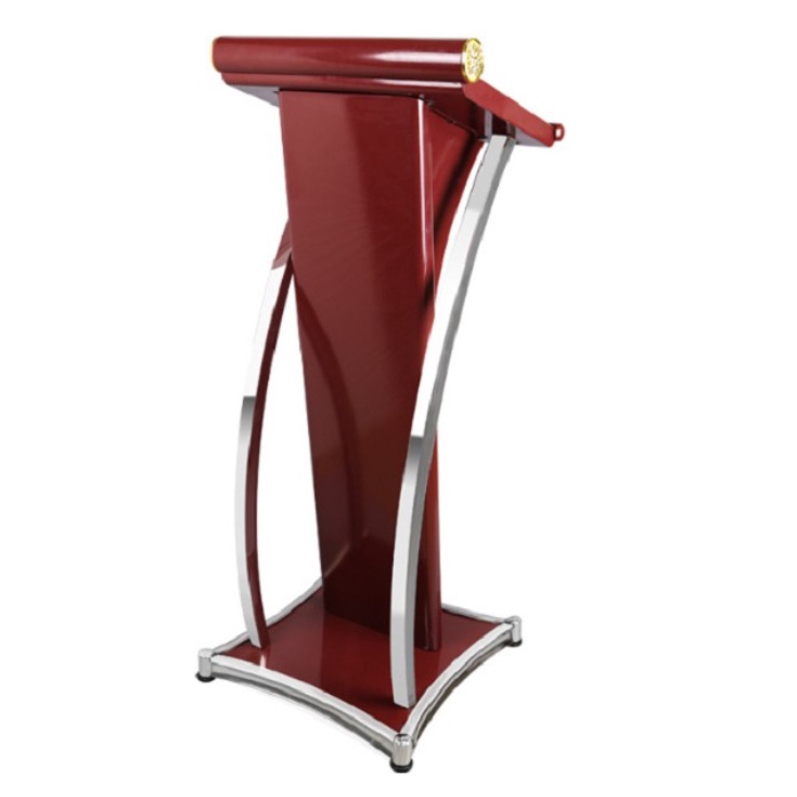 Rostrum 17x49x49cm Lecterns Stainless Steel Speaking Podium ...