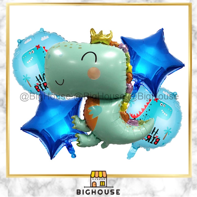 Dinosaur Balloon Set for Kid Dinasour Party Dinosaur Balloon Set Birthday Theme Balloon ...