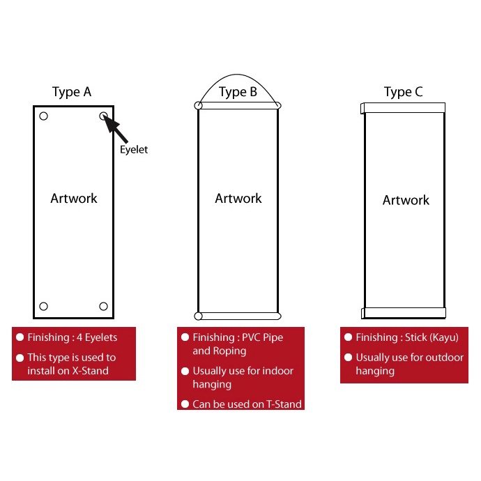 Bunting/Banner with PVC Pipe/Stand/Kayu(Wood) Murah | Shopee Malaysia