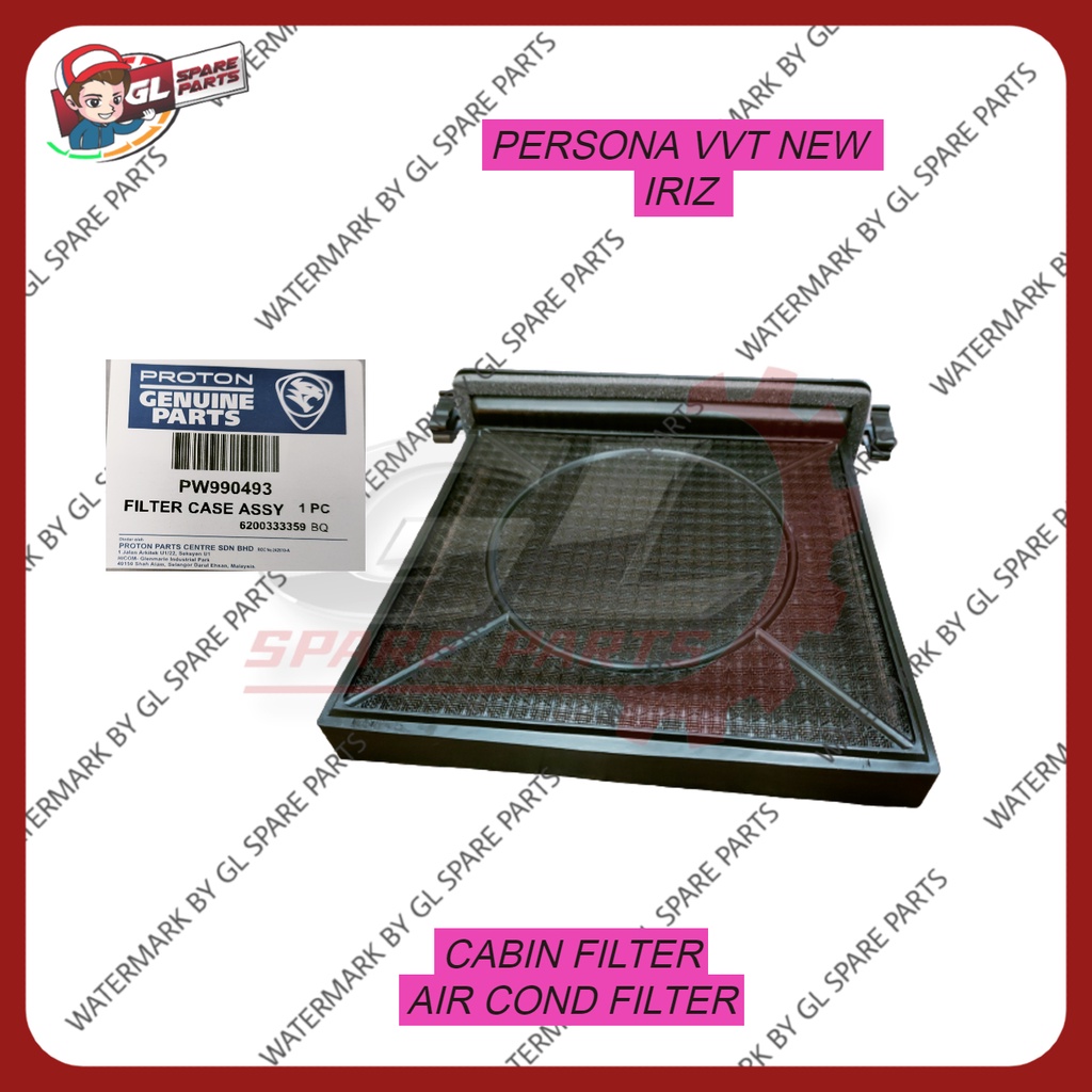 CABIN AIR FILTER ORIGINAL PROTON PERSONA 2017 VVT NEW / IRIZ (PW990493 ...