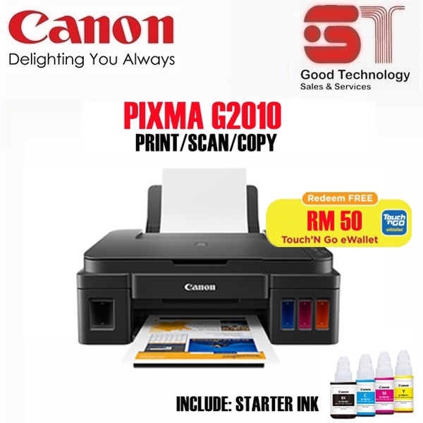 Canon Pixma G2010 Ink Efficient Printer (Print, Scan, Copy) | Shopee ...