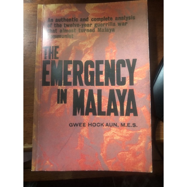 Buku Rare Out of Print:The Emergency in Malaya by Gwee Hock Aun ...