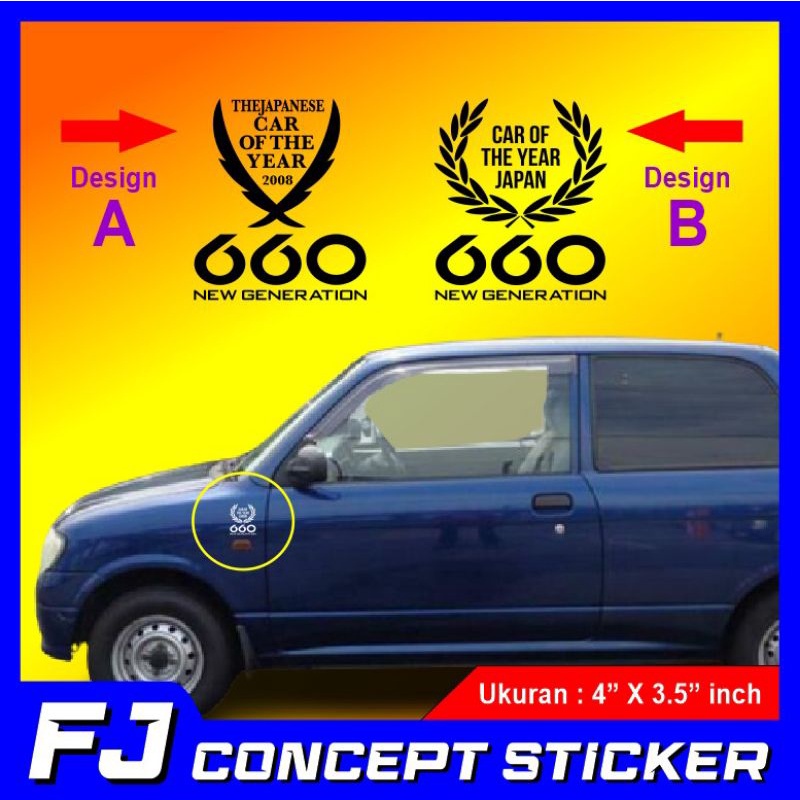 Sticker CarOfTheYear Japan Jdm Sticker ( Cutting/Potong ) | Shopee Malaysia