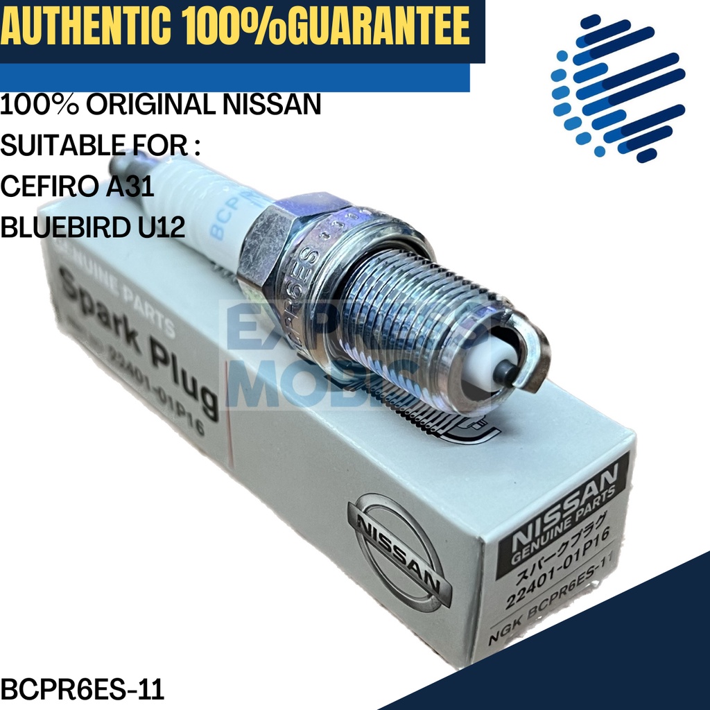 100% ORIGINAL NISSAN SPARK PLUG 22401-01P16 CEFIRO A31 BLUEBIRD U13 ...