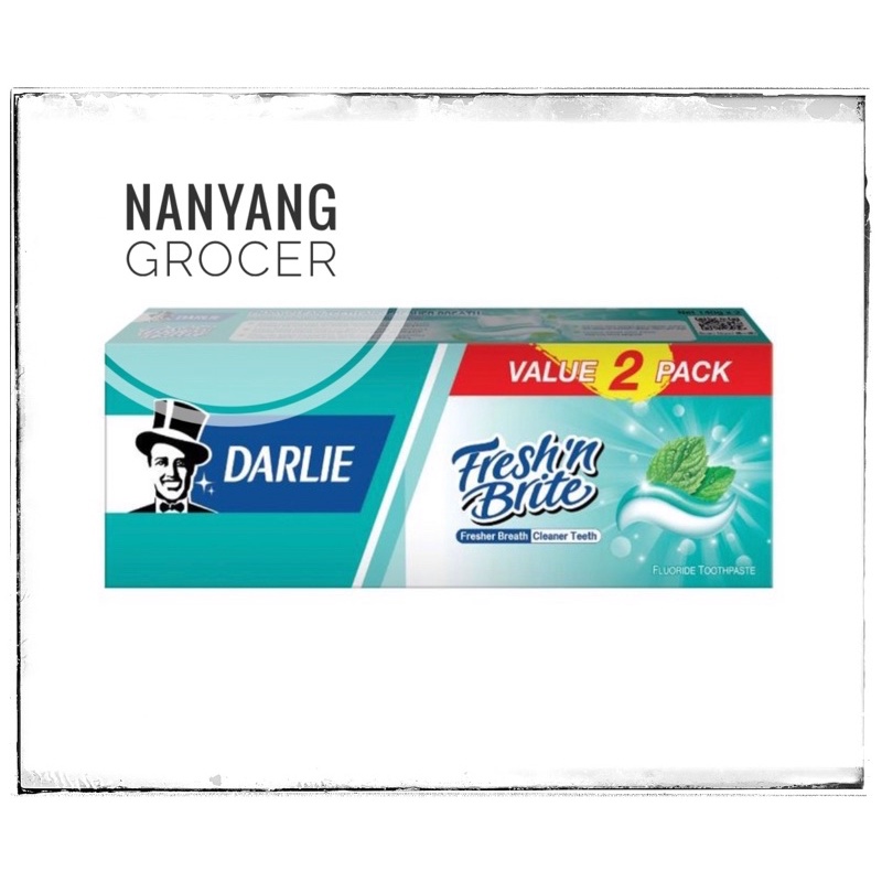 Darlie Fresh 'N' Brite Toothpaste 2x140g (Value Pack) | Shopee Malaysia