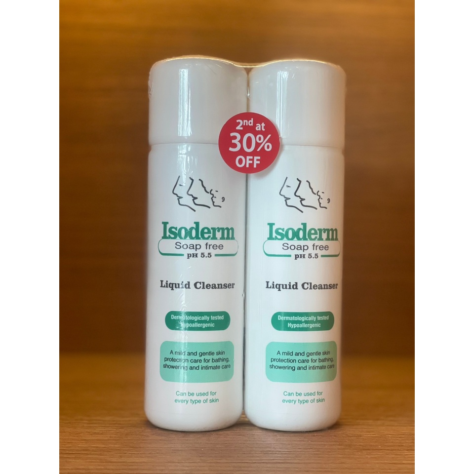 Isoderm Soap Free pH 5.5 Liquid Cleanser 250ml X 2 | Shopee Malaysia