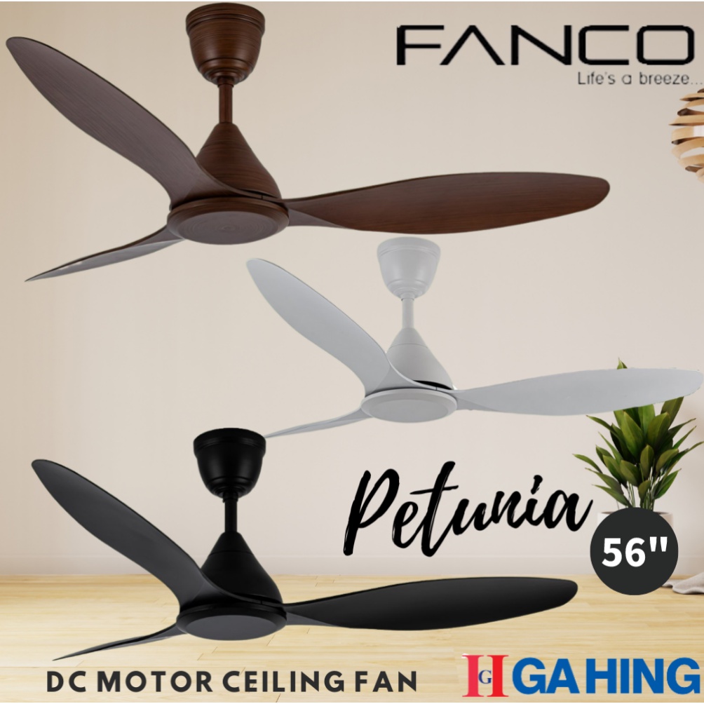 FANCO Petunia DC Motor Ceiling Fan 56 inch/ kipas hiasan / syiling fan ...