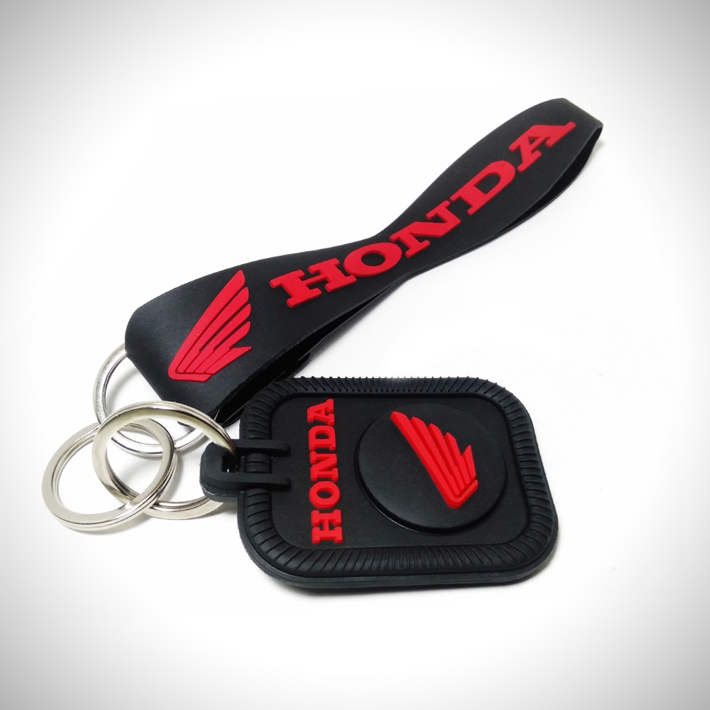 GANTUNGAN Honda Motorcycle KEYCHAIN 3D RUBBER KEYCHAIN Cool Unique ...