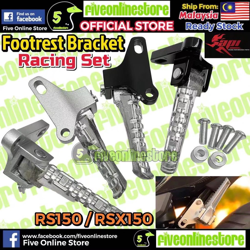 RS150 Rear Footrest Racing Bracket Racing Footrest RS150 RSX150 API ...
