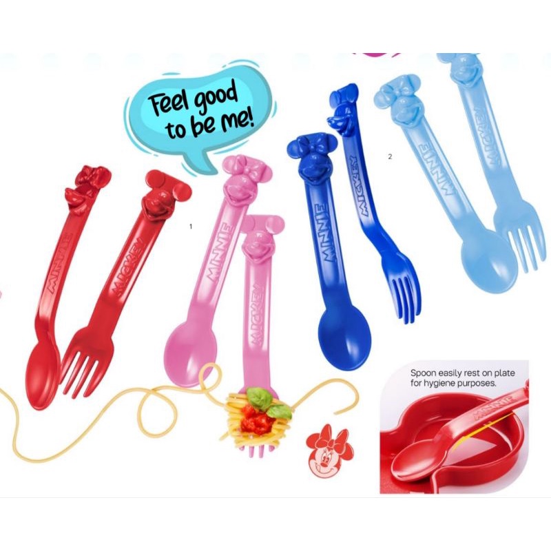 Tupperware Cutlery Mickey Mouse. | Shopee Malaysia