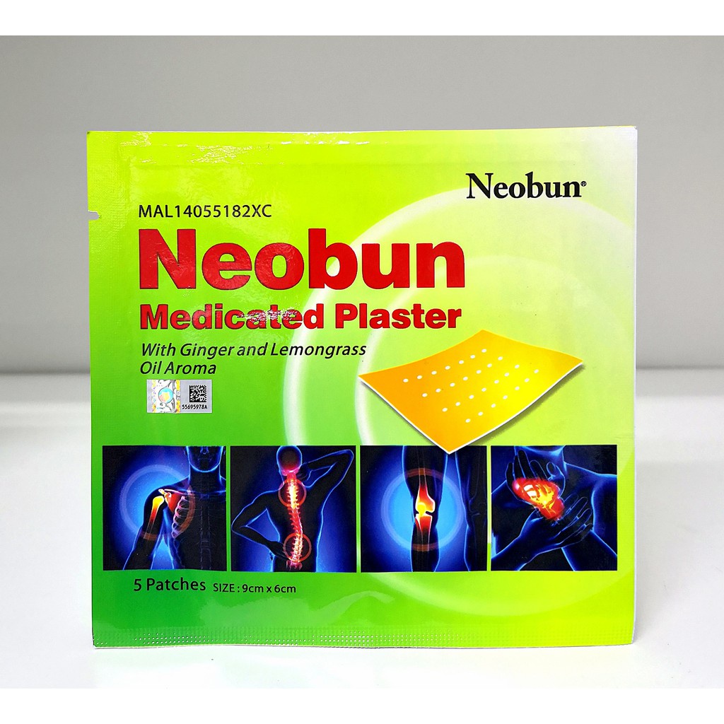 [READY STOCK!] TH Neobun Medicated Plaster With Ginger & Lemongrass Oil ...