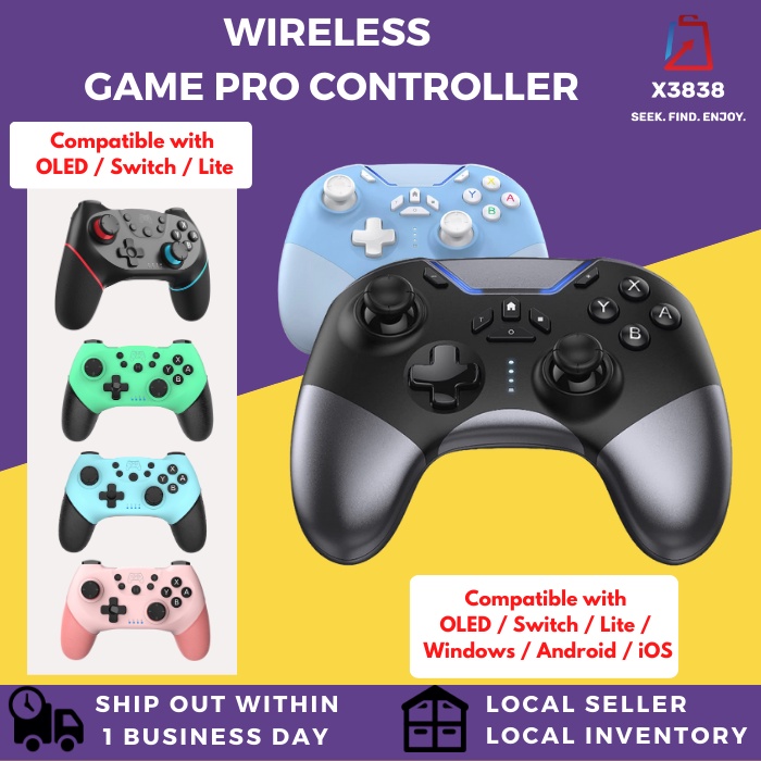 Wireless Game Controller For Nintendo Switch / Lite / OLED / Windows ...