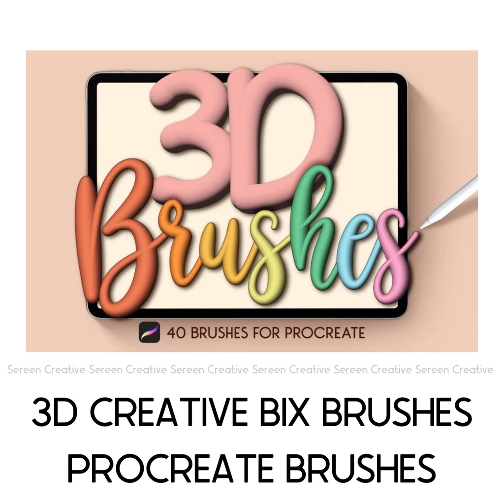 P177 3D Procreate Brushes by The Creative Bix | Shopee Malaysia