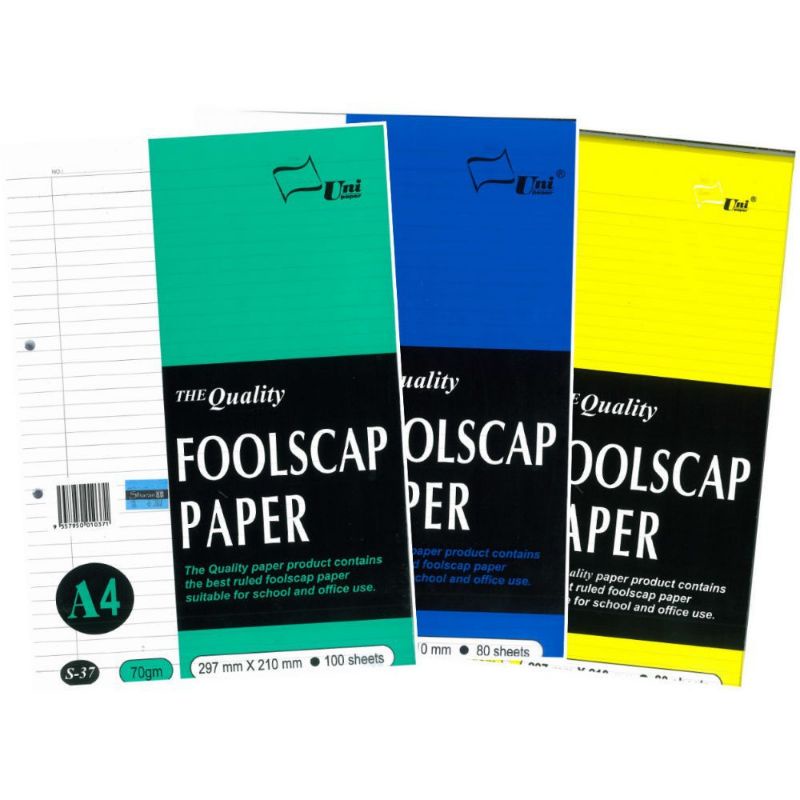 Uni Foolscap Paper / Exam Sheet / Kertas Kajang 60 / 70 / 80GSM 80 ...