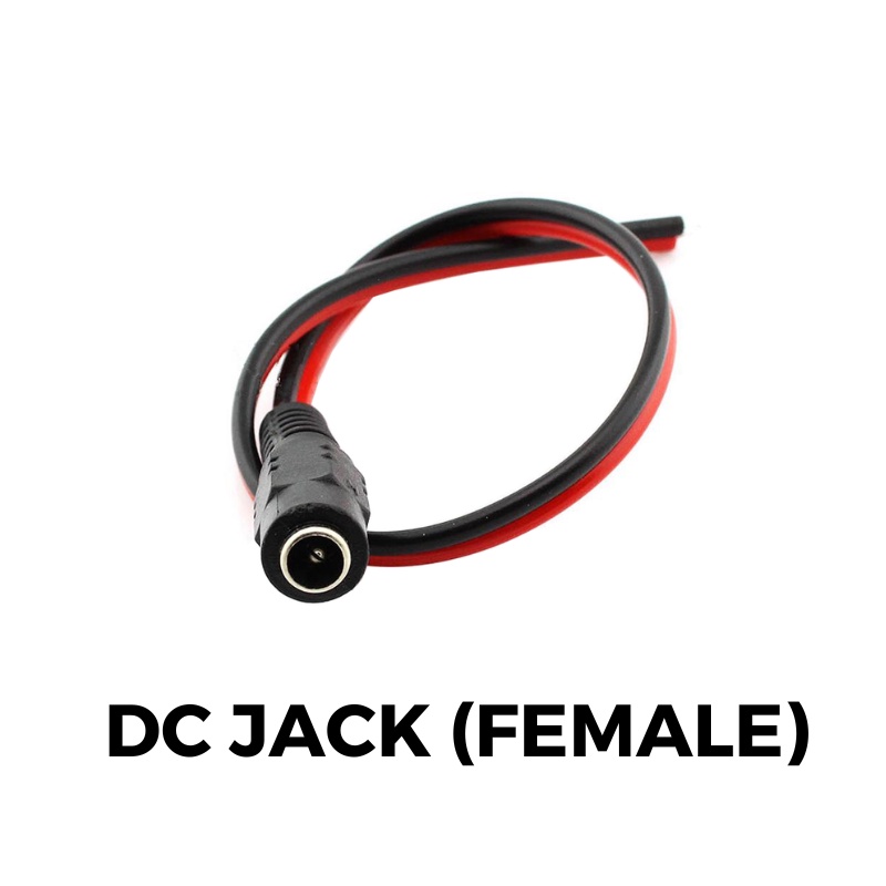 DAHUA Analog CCTV DC Jack Plug Female Power Socket Wire Jack CCTV Plug ...