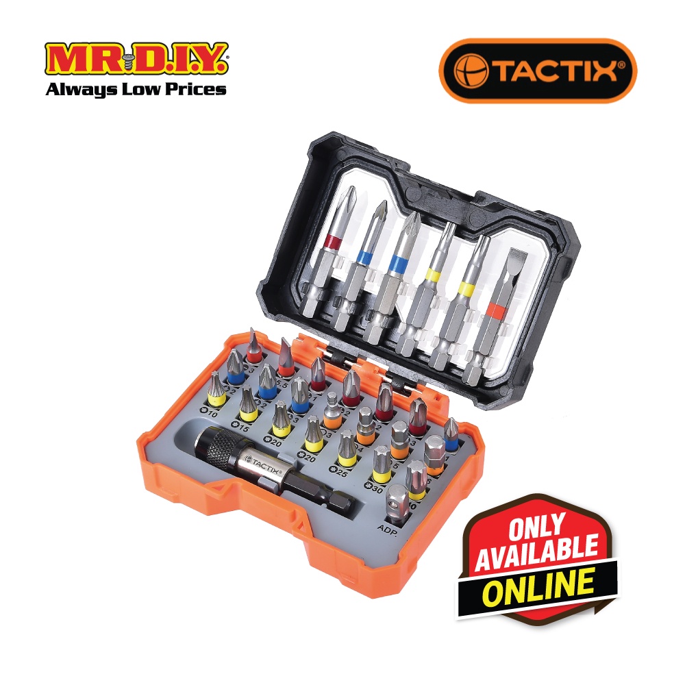 TACTIX Drill Color Bit Set (29 pieces) | Shopee Malaysia