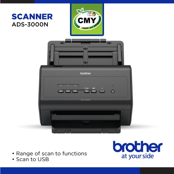 Brother ADS-2400N ADS-2800W ADS-3000N Wireless Desktop Scanner | Duplex ...