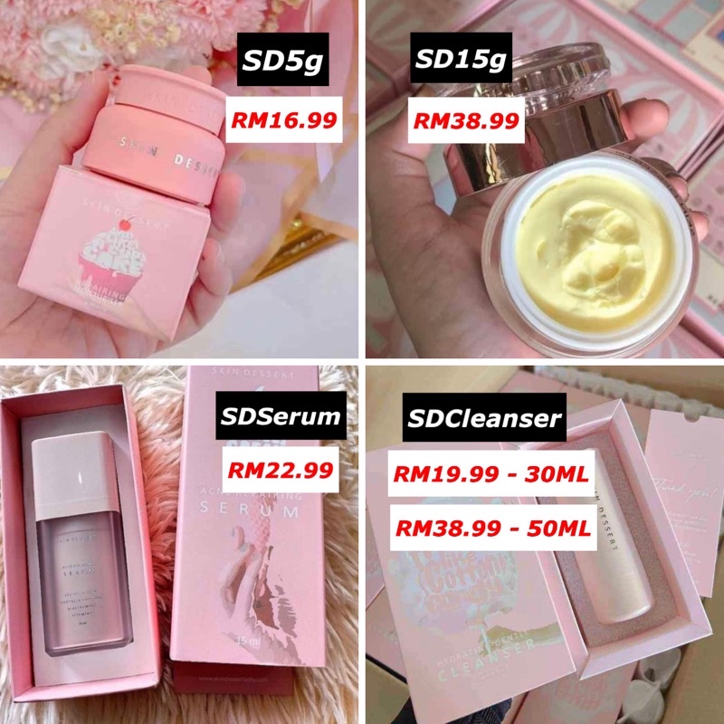 SD REPAIRING, SD SERUM, SD CLEANSER, SD SUNSCREEN (ORIGINAL HQ ...