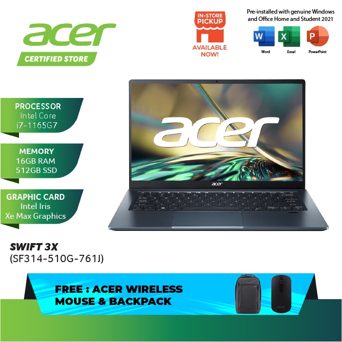 Acer Swift 3X Price in Malaysia & Specs - RM3349 | TechNave
