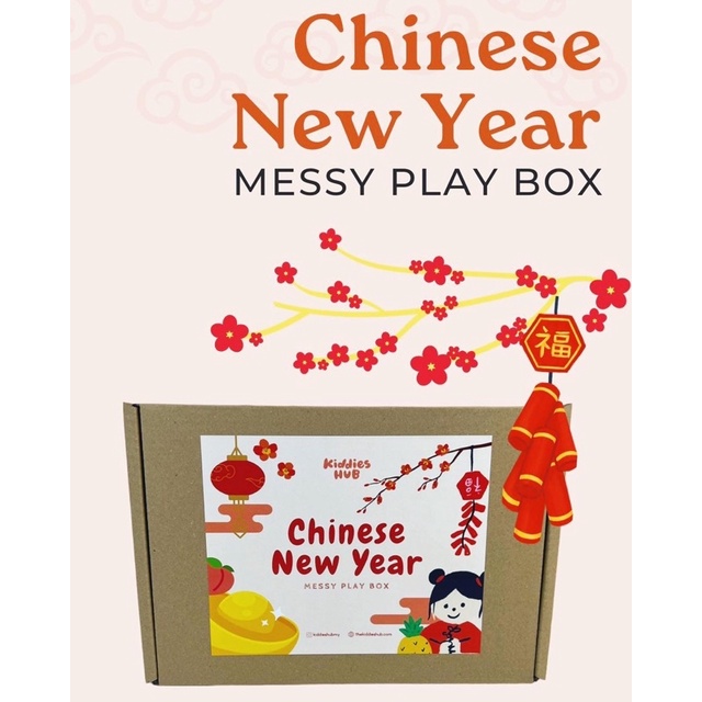 CHINESE NEW YEAR MESSY PLAY BOX - Sensory Play Box | Shopee Malaysia