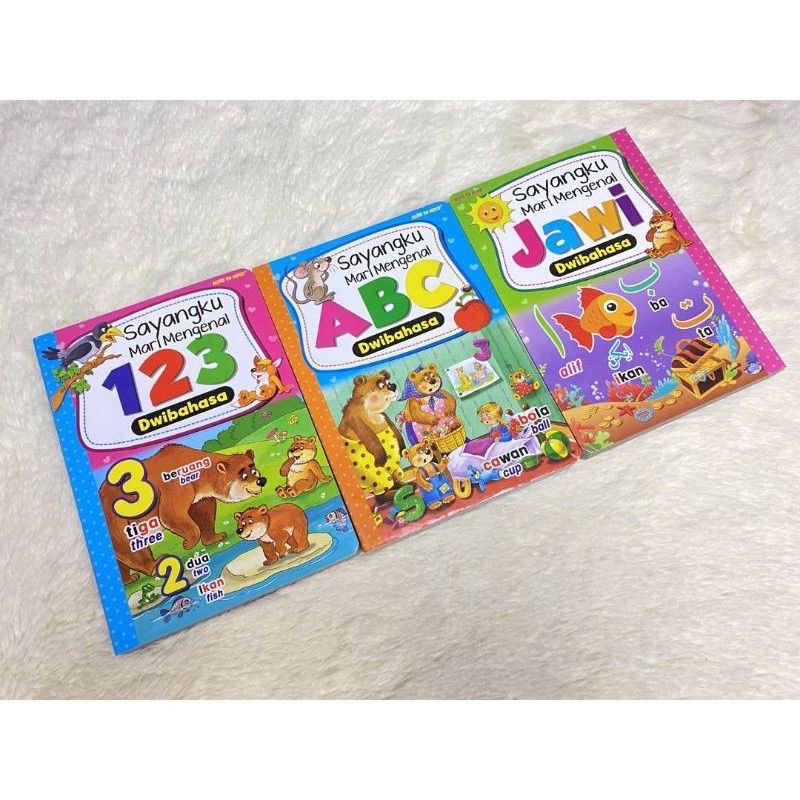BUKU SAYANGKU MARI MENGENAL ABC, JAWI & 123 | Shopee Malaysia
