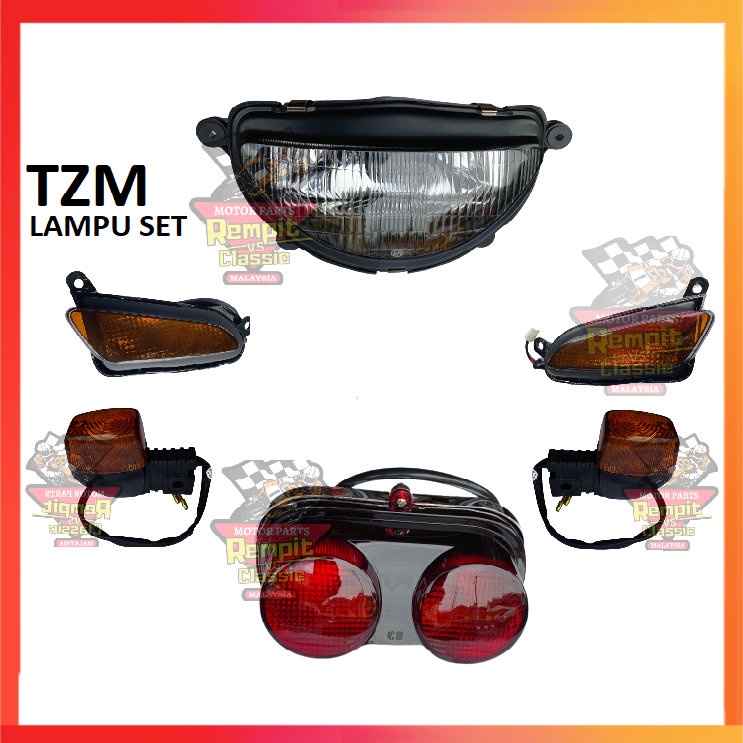REMPIT TZM Lampu Full Set Head Lamp Tail Lamp Signal Depan Signal ...