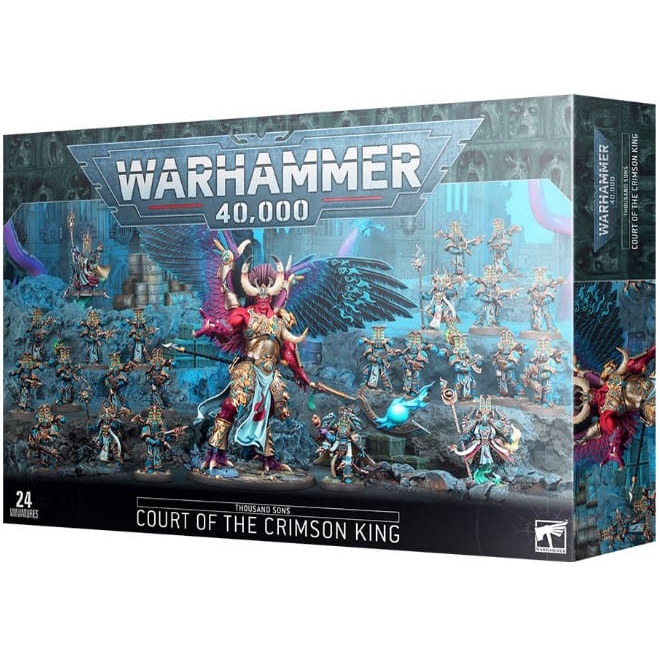 Warhammer 40, 000 THOUSAND SONS BATTLEFORGE SET: COURT OF THE CRIMSON ...