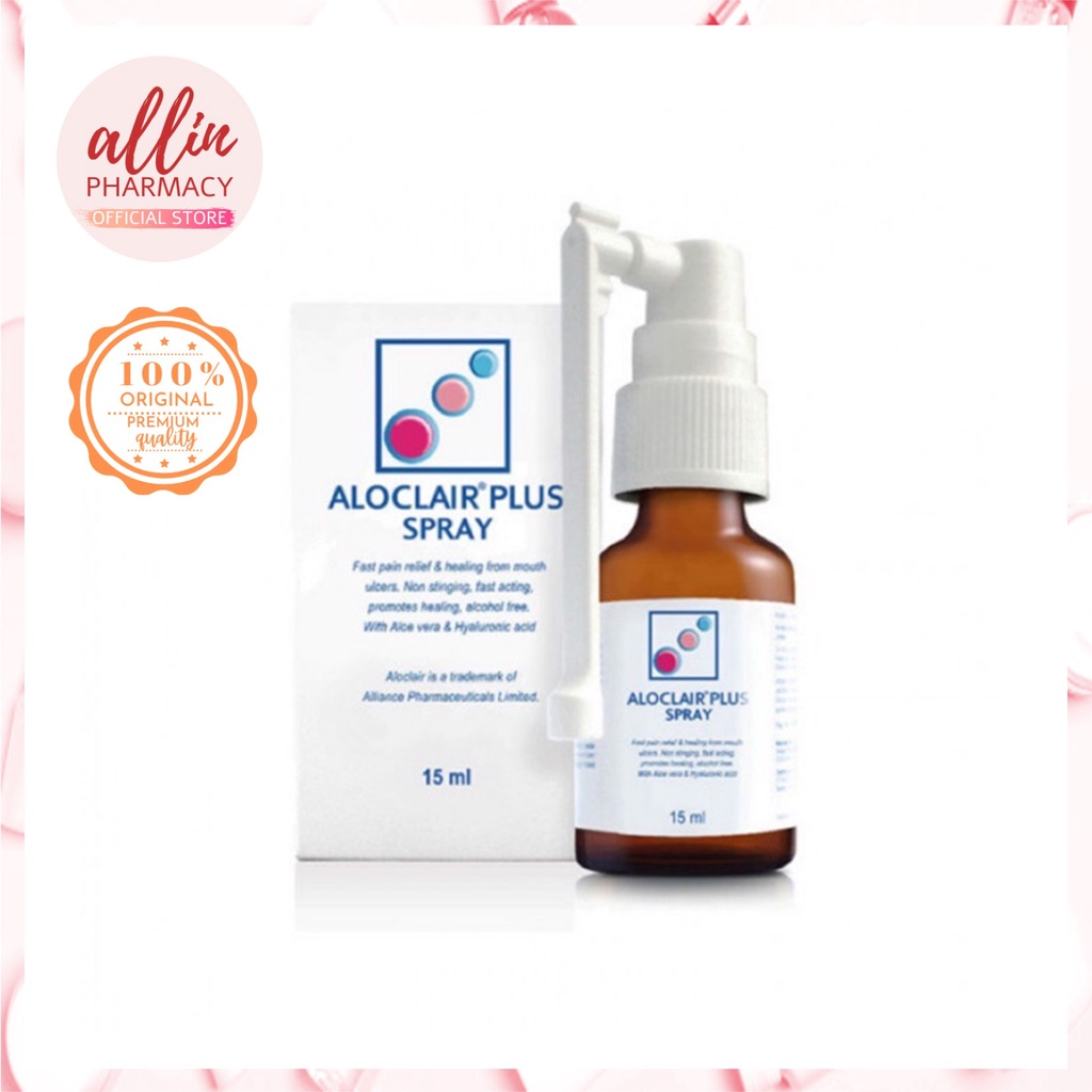Aloclair Plus Spray 15ml (EXP 10/25) | Shopee Malaysia