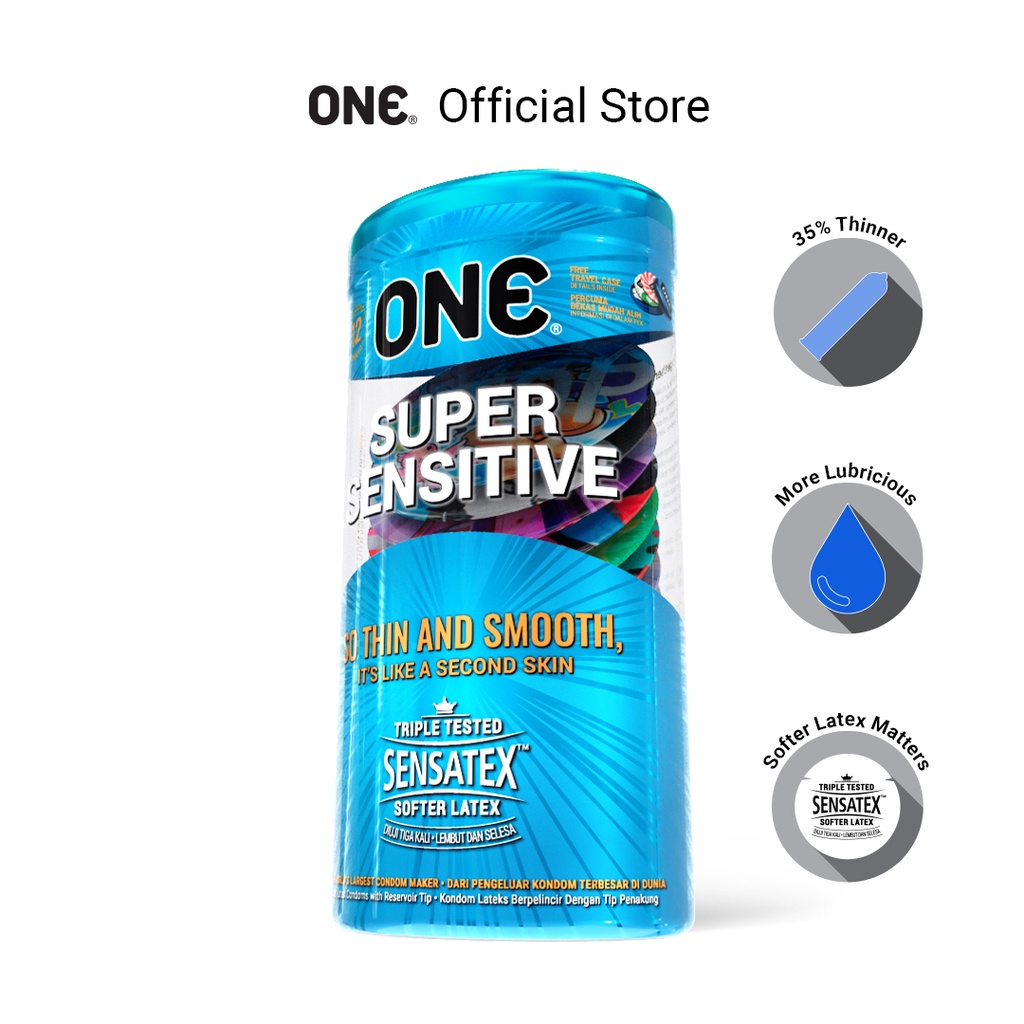ONE Condoms Super Sensitive (12's) | Shopee Malaysia