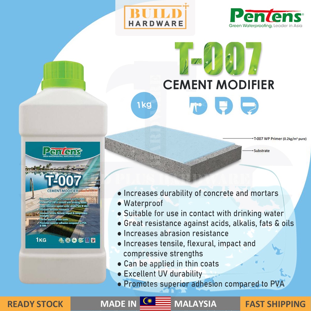 PENTENS T-007 1kg Cement Modifier Waterproof Primer | Shopee Malaysia