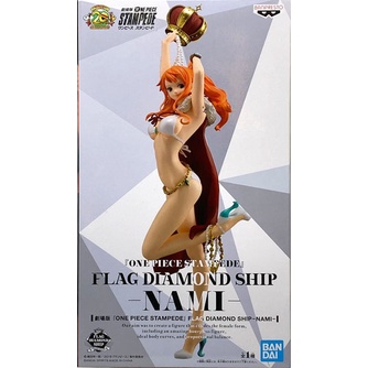 Original Banpresto One Piece The Movie Stampede Flag Diamond Ship Nami Action Figure | Shopee ...