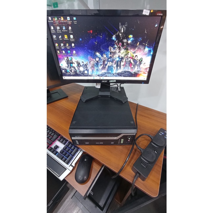 ACER DEKSTOP COMPLETE SET (MONITOR+DEKSTOP+KEYBOARD+MOUSE+WINDOWS ...