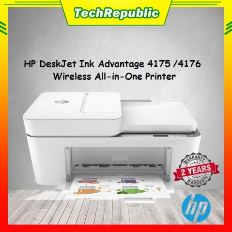 HP DeskJet Ink Advantage 4175 / 4176 Wireless Wifi All-in-One Printer ...