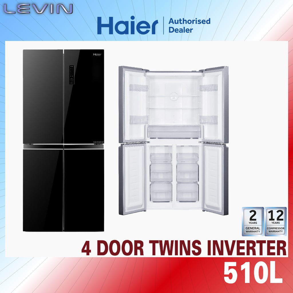 Haier 4 Door Inverter Refrigerator Glass Door Multi Door Twins Inverter ...