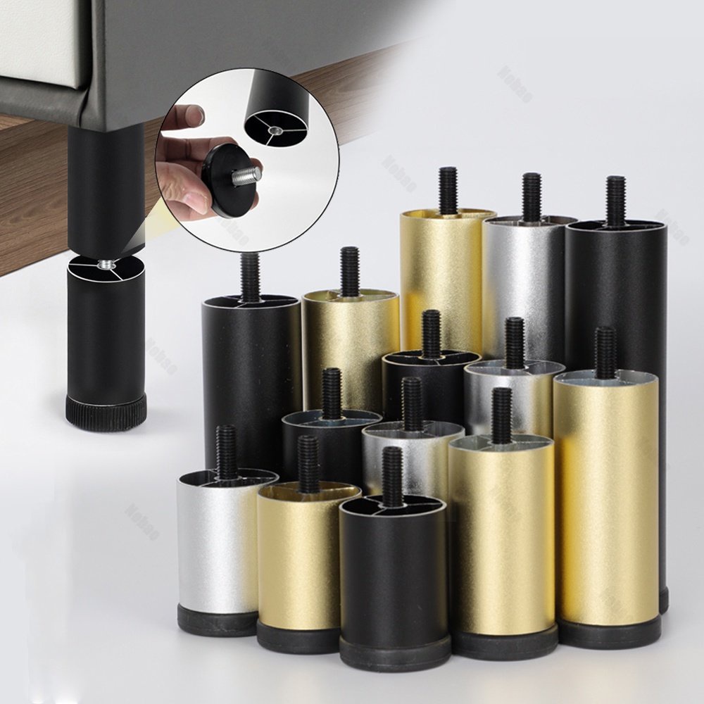 Nobao M8 Screw Adjustable Aluminum Sofa Leg Furniture Leg for Table ...