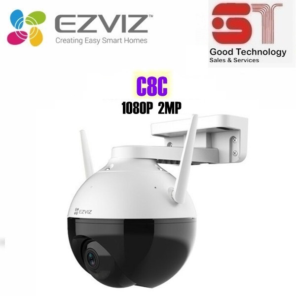 EZVIZ C8C 1080P 2MP PTZ Pan & Tilt Outdoor Wireless Security CCTV ...