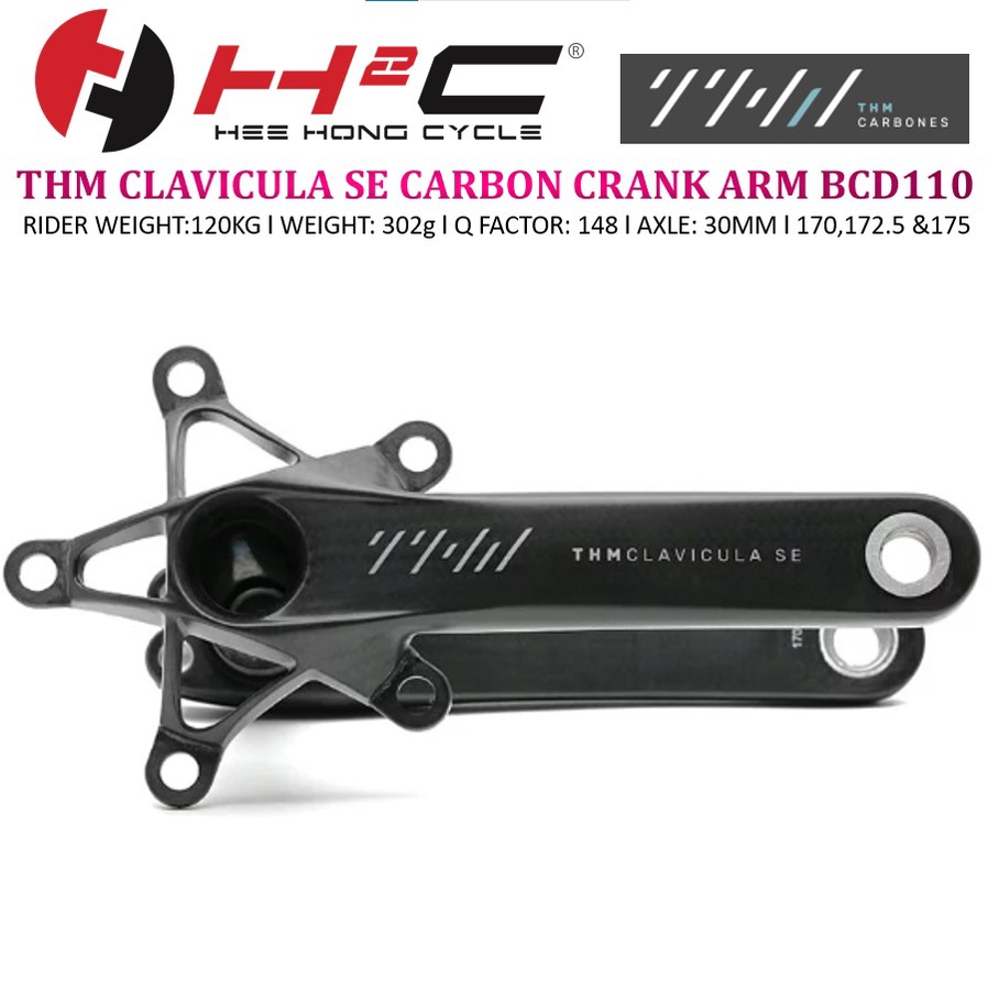 CRANK ARM THM - CLAVICULA SE COMPACT 110BCD 100% ORIGINAL | Shopee Malaysia