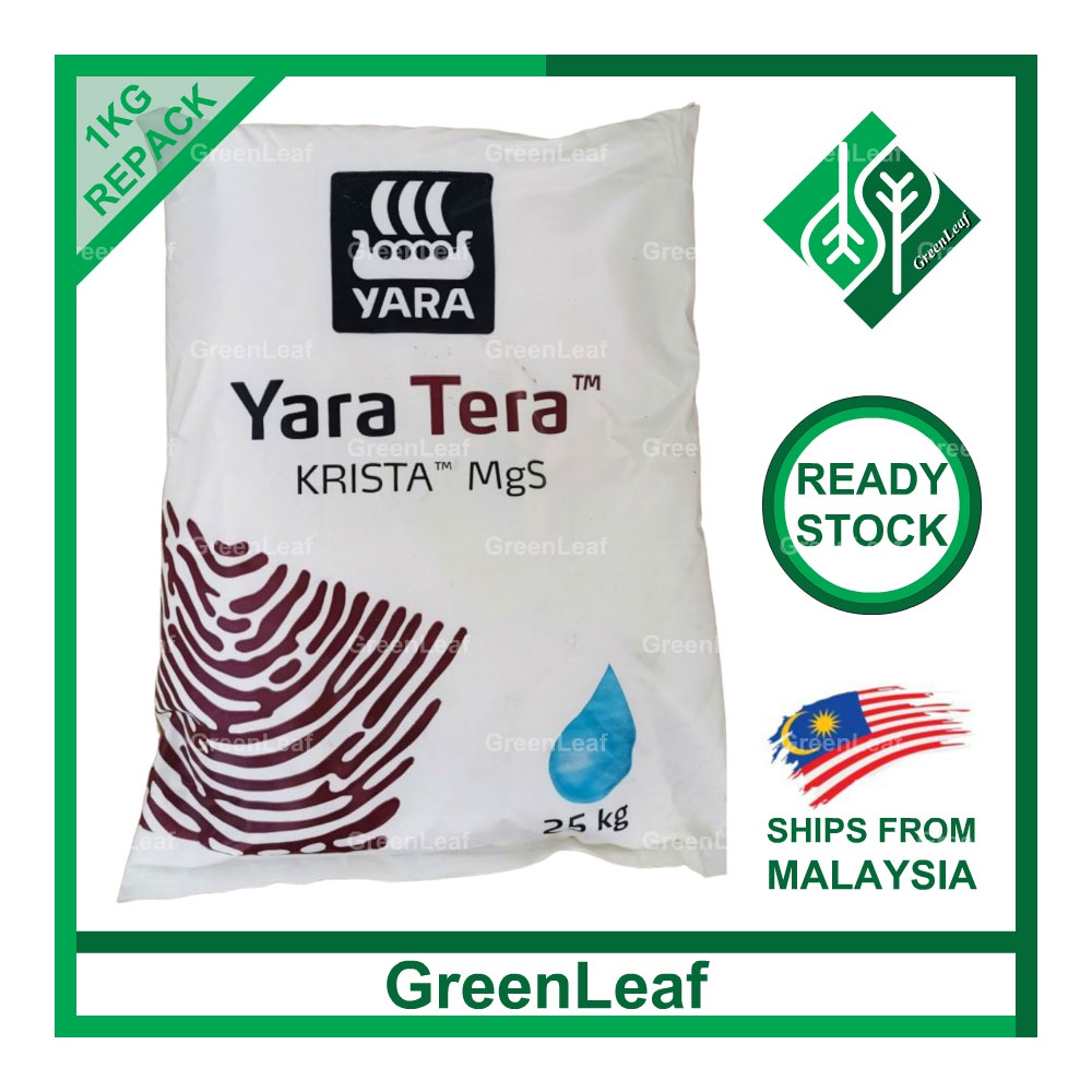 [REPACK] 1KG YaraTera KRISTA MgS Epsom Salt Magnesium Sulphate Yara ...