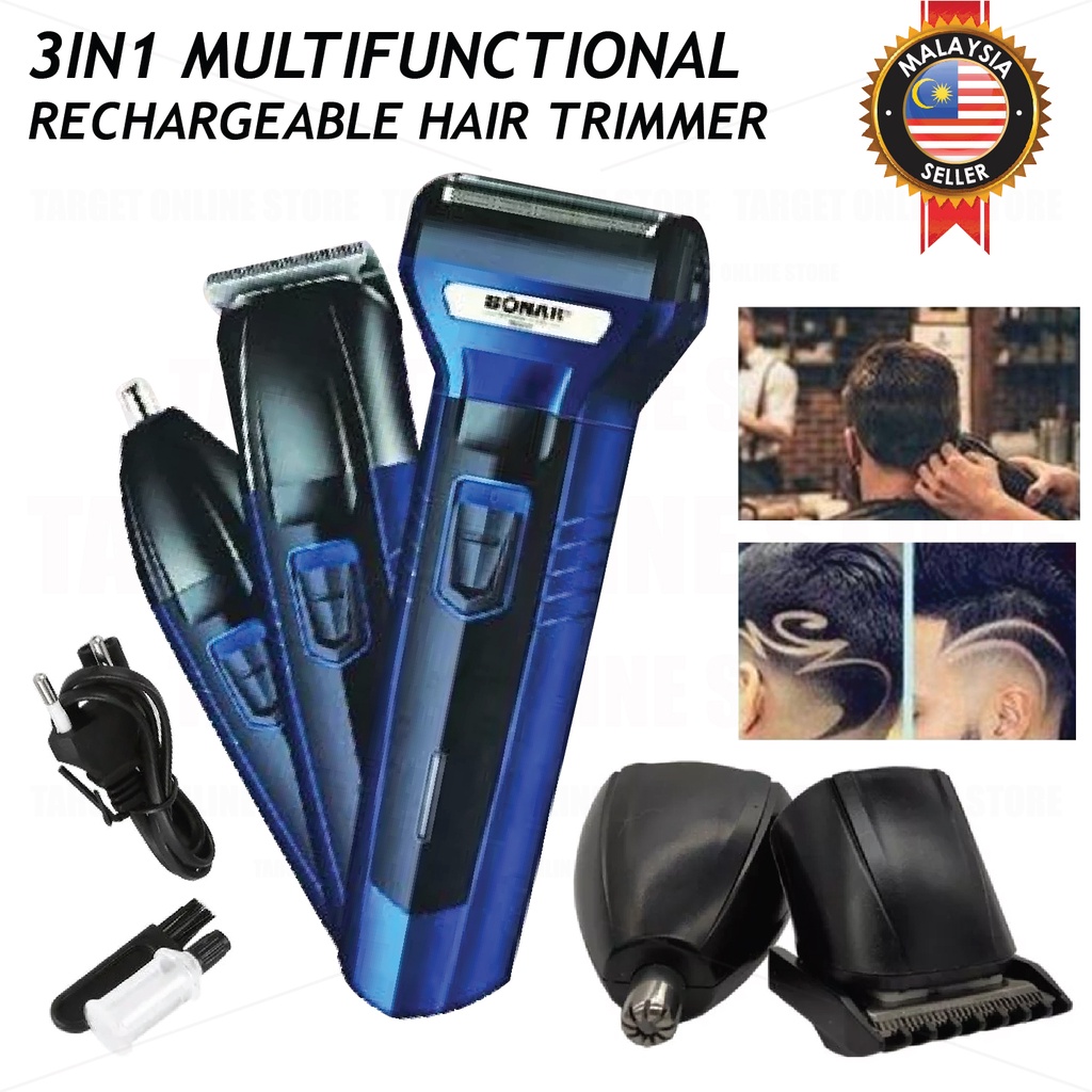 HEAVY DUTY Sonar Rechargeable Shave And Trimmer Set (Hair Clipper ...