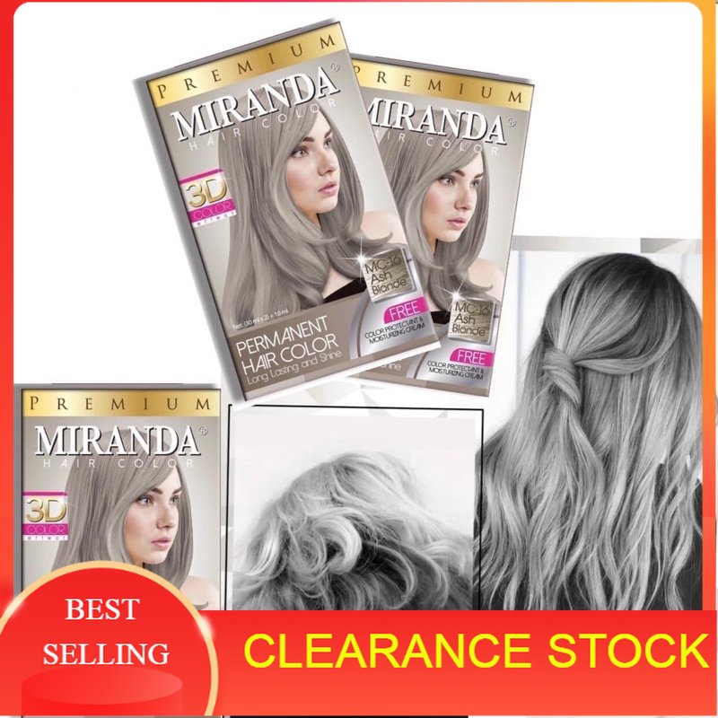 Miranda Ash Blonde Grey murah | Shopee Malaysia